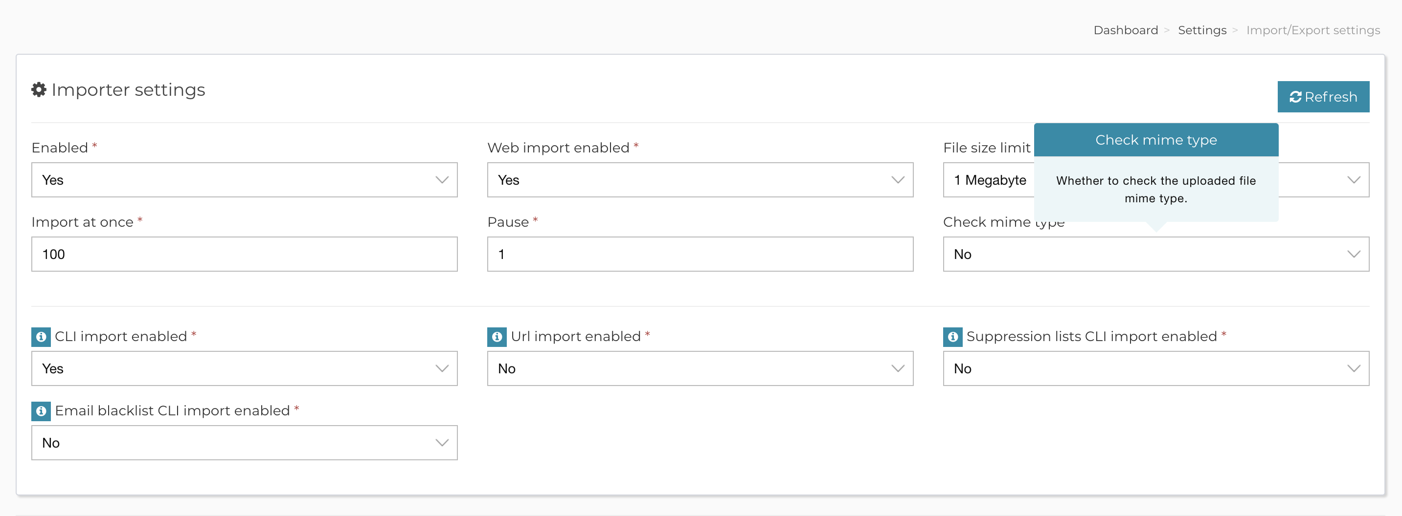 Mime Types Restriction Import Error Troubleshooting 